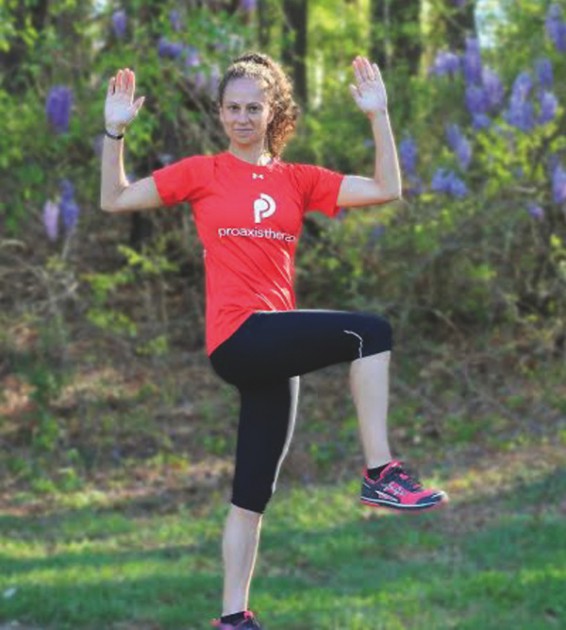 Core Corner – Walking Lunge to Single Leg Stance with Torso Rotation ...