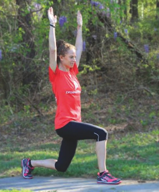 Core Corner – Walking Lunge to Single Leg Stance with Torso Rotation ...