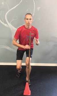 Single Leg Squat Cone Touch | Endurance Magazine